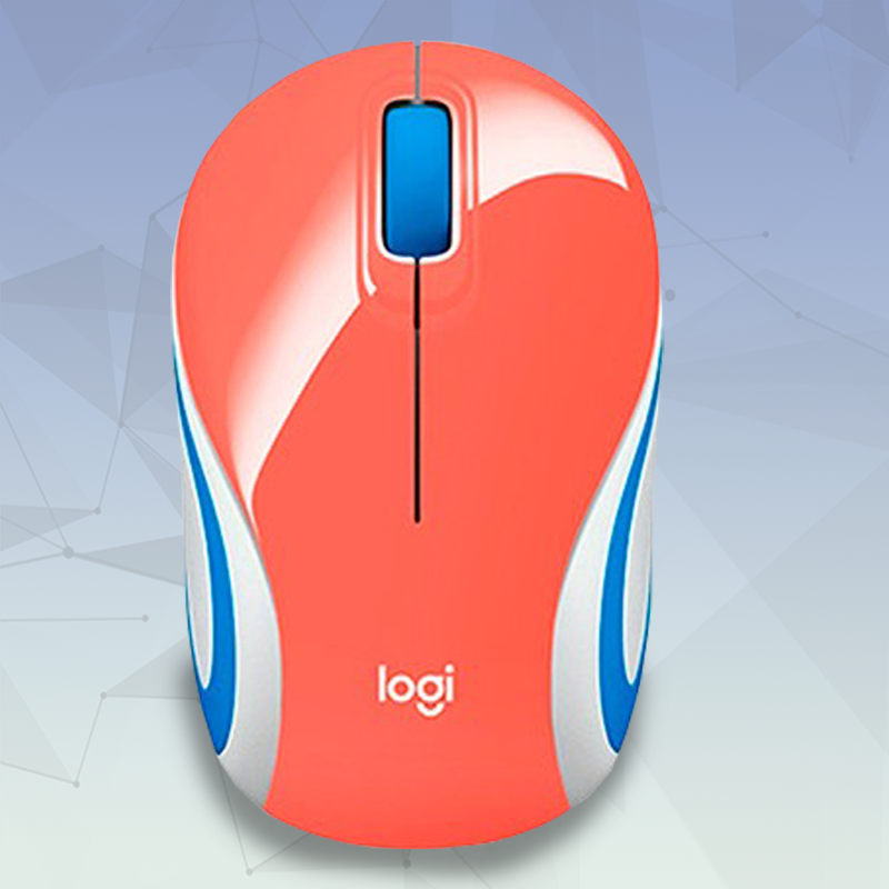 MOUSE INALÁMBRICO M187 LOGITECH ORANGE